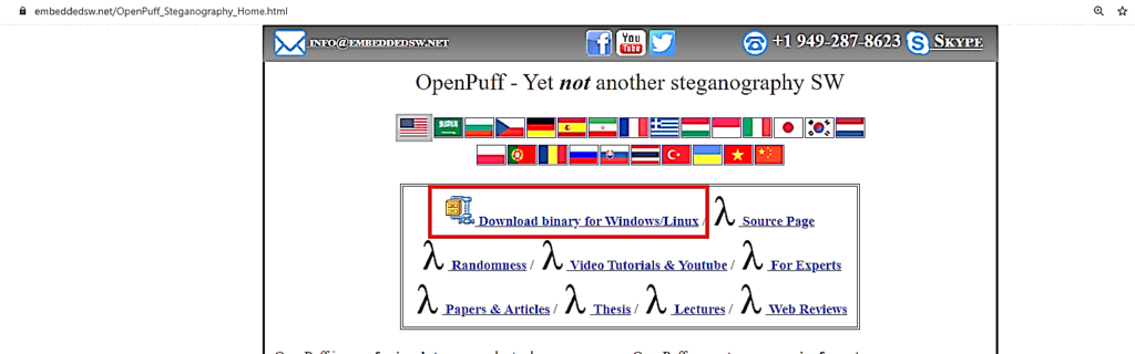 Steganography - OpenPuff – May 25, 2026