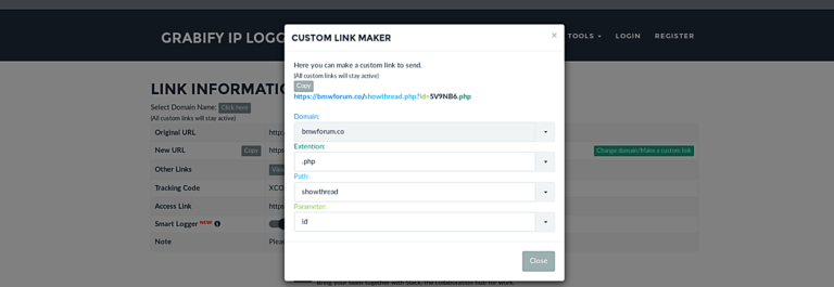 Grabify: IP logger & URL shortener — track people location – March 27, 2025